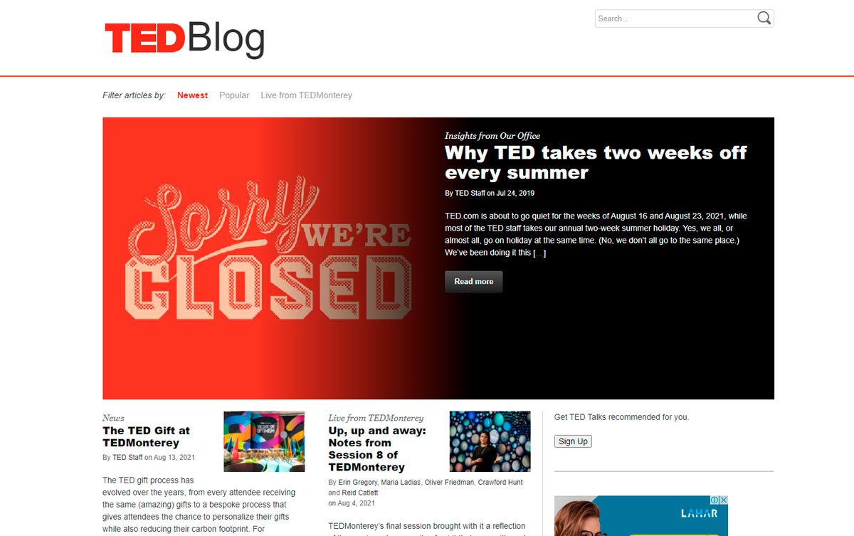 Exemplos De Wordpress